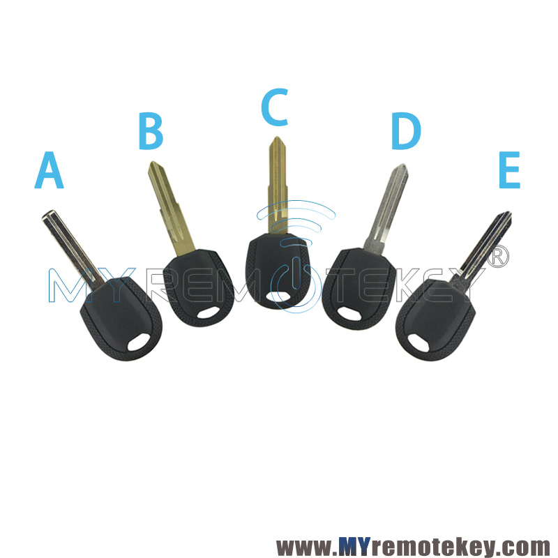 Transponder key shell with ID46 chip for Kia ignition key blank