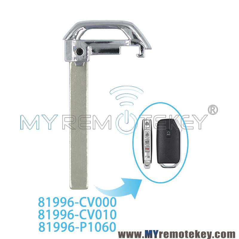 PN 81996-CV000 Emergency Insert Key Blade For 2022-2023 KIA EV6