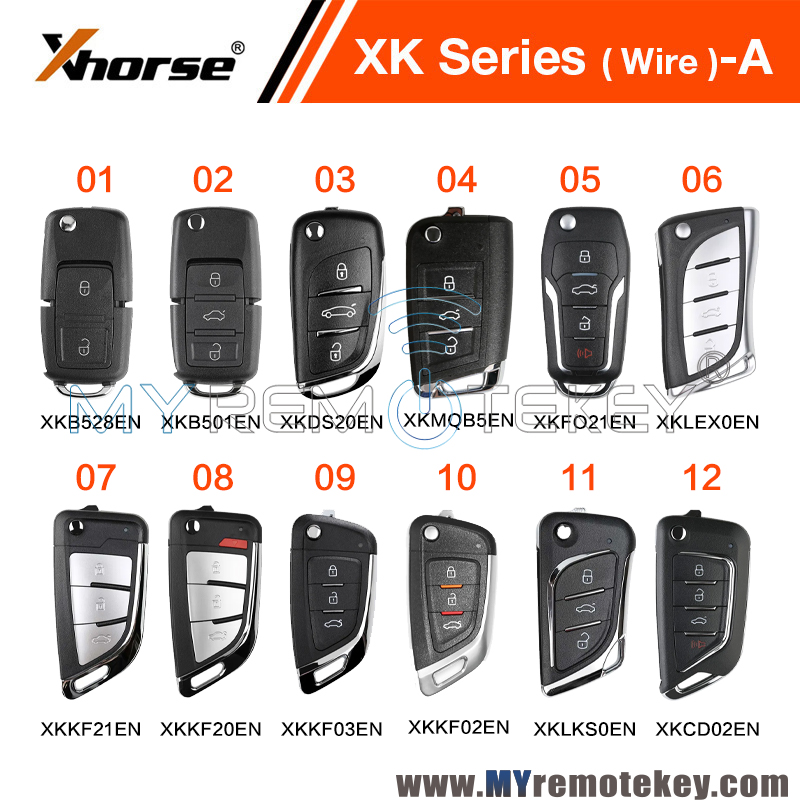 XK Series Xhorse VVDI Universal Remote Wired Remote Key-A
