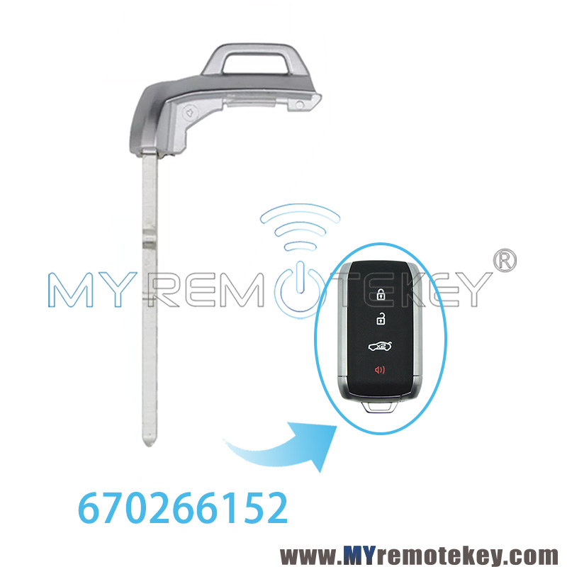 Smart emergency key blade for 2023-2025 MASERATI Grecale GhibliI FCC ...