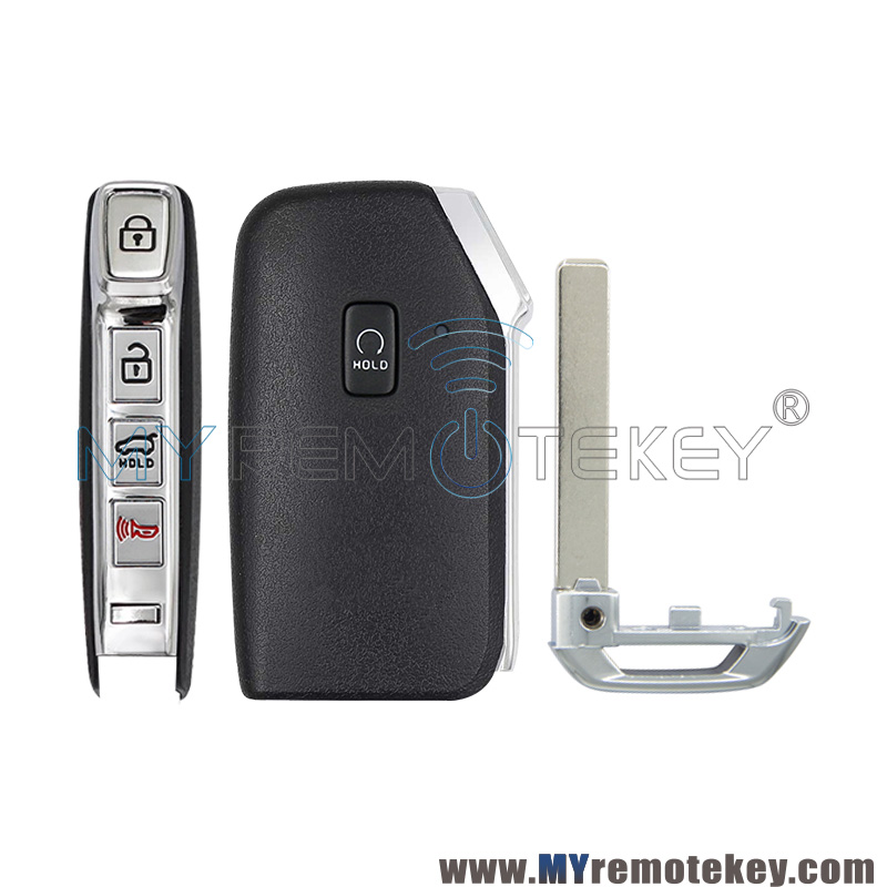 PN:95440-P1100 Smart Key 5 Button Hatch 433MHz ID4A Chip For Kia ...