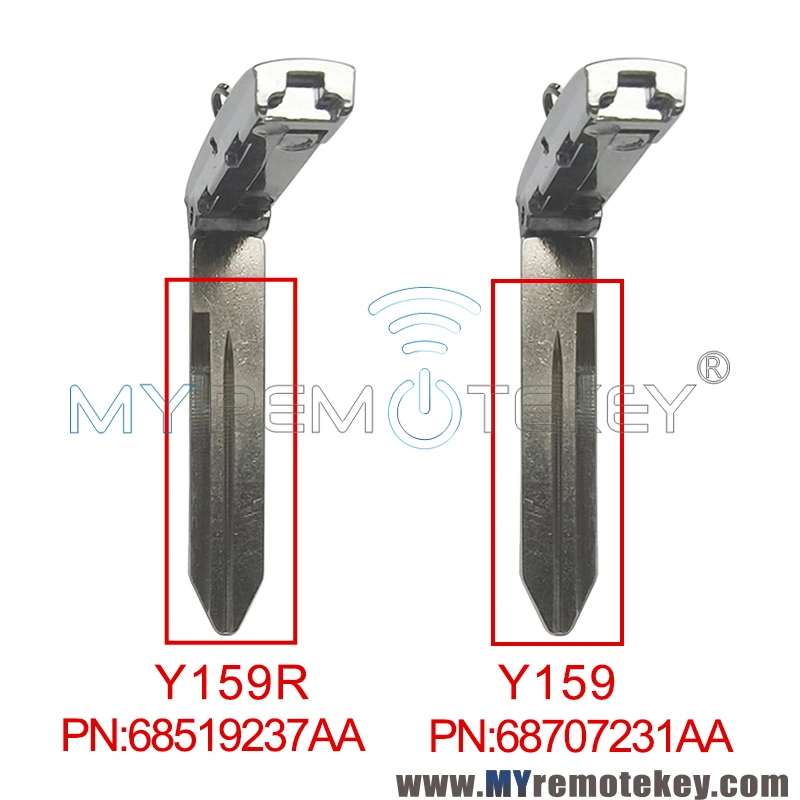 PN 68519237AA emergency key insert for FCC M3NWXF0B1 Jeep Wagoneer ...