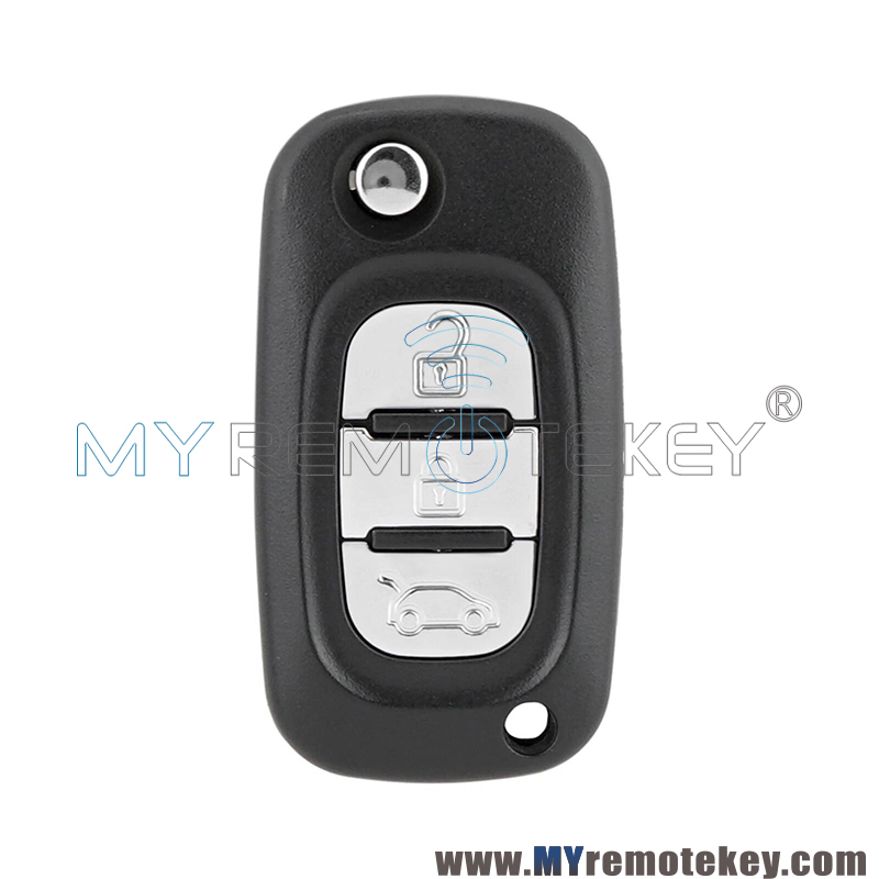Flip Remote Key Shell 3 Button VA2 blade for 2006-2016 Renault Clio III ...