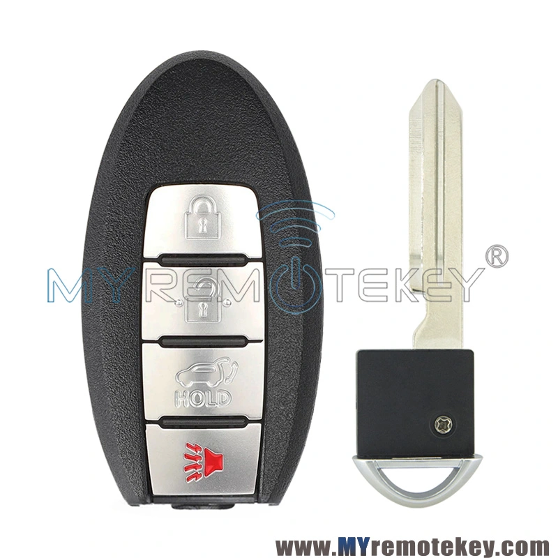PN: 285E3-ZQ31A Smart Key shell 4 Button Hatch for 2008-2015 Nissan ...