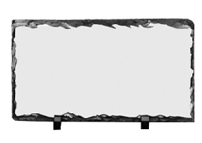 USA RTS 6*8 inch Sublimation Rectangle Rock Photo Slate