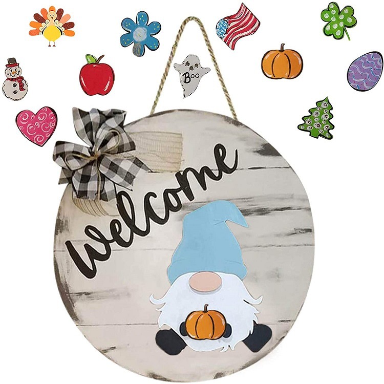 CHINESE WAREHOUSE Sublimation Blank 10/12 INCH Door Hangers