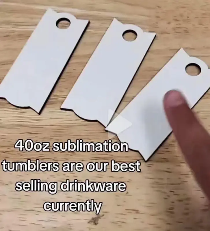 CHINESE WAREHOUSE Sublimation 40oz Lid Topper