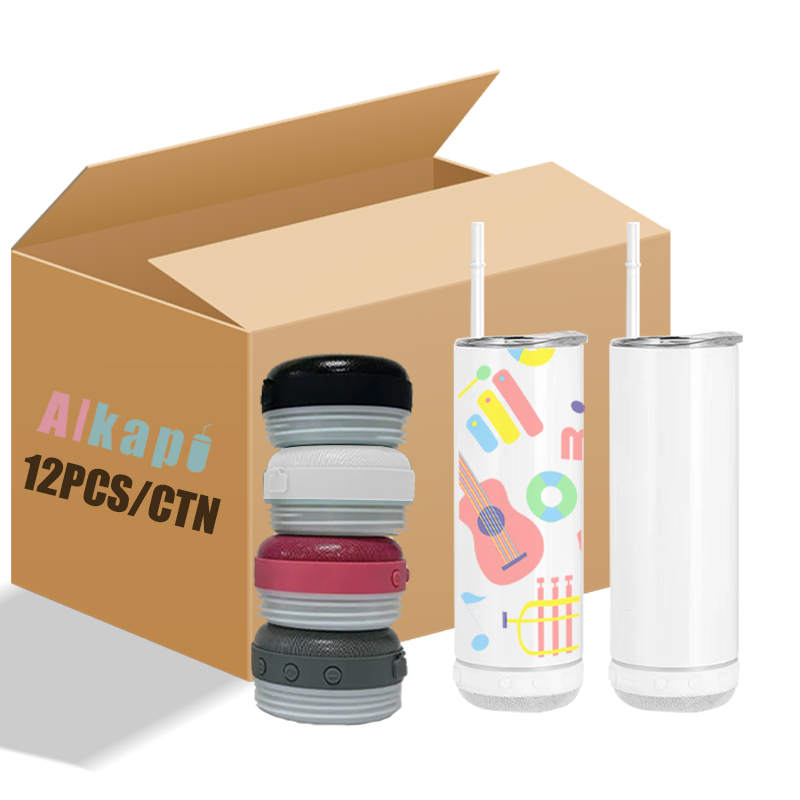 USA RTS 20oz Sublimation Speaker Tumbler With Plastic Straw(mixed and ...