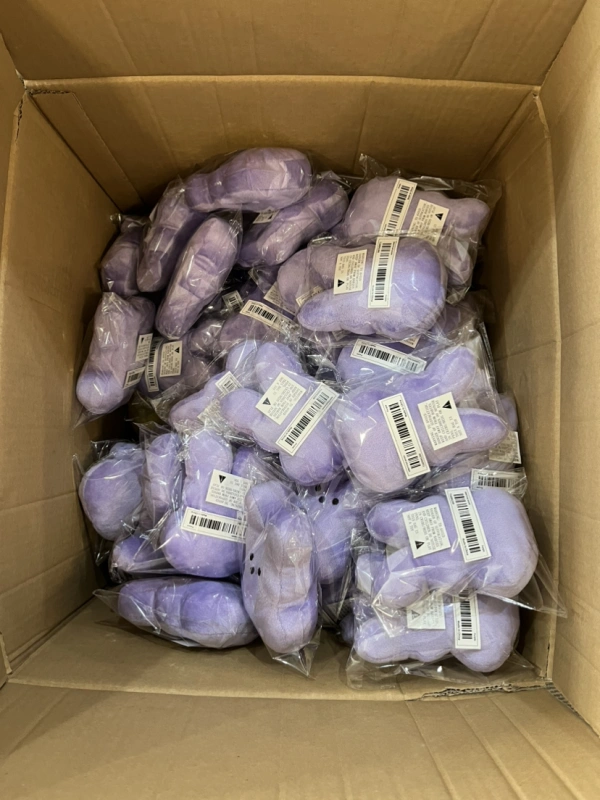 CHINESE WAREHOUSE Sublimation Easter Solid Color Bunny Peeps