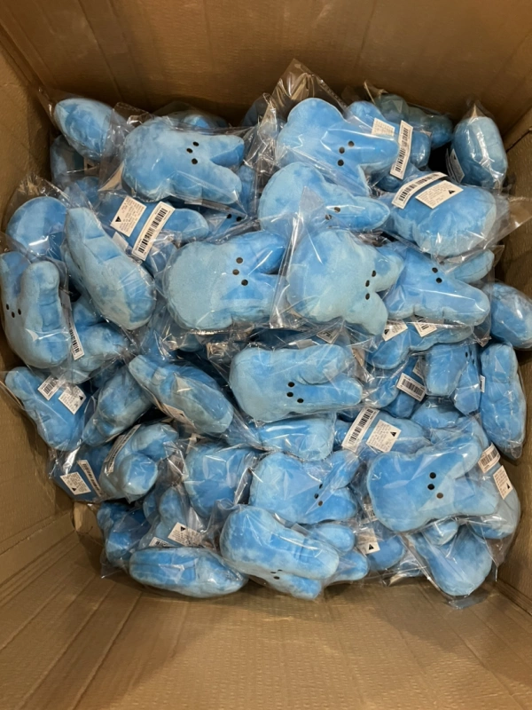 CHINESE WAREHOUSE Sublimation Easter Solid Color Bunny Peeps