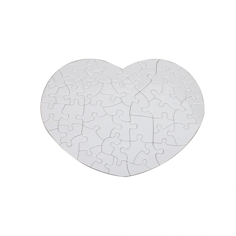 CHINESE WAREHOUSE Sublimation Heart Puzzle 75pcs