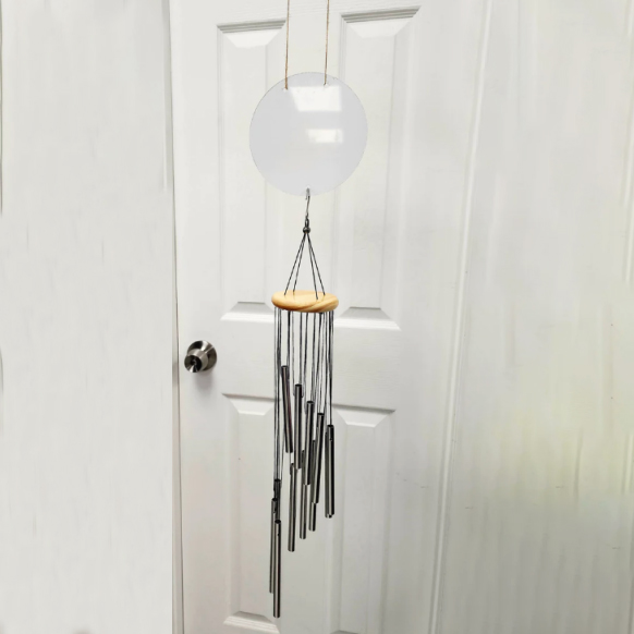 CHINESE WAREHOUSE Sublimation Double-sided Wind Chimes