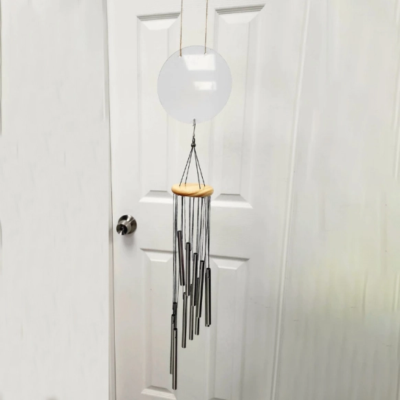 CHINESE WAREHOUSE Sublimation Double-sided Wind Chimes