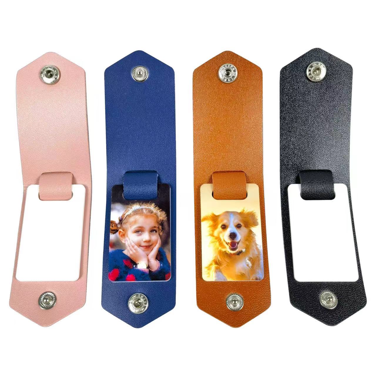CHINESE WAREHOUSE Sublimation Leather Keychain