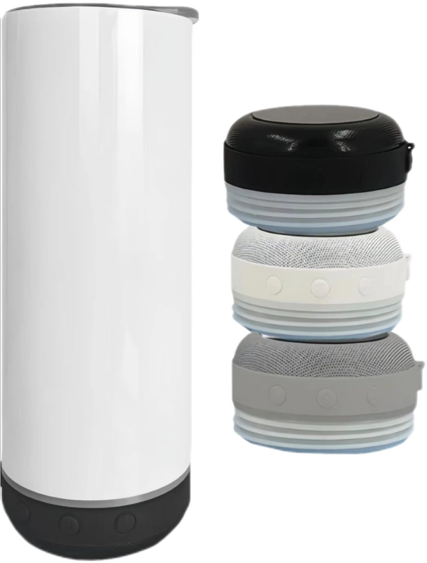 USA RTS 20oz Sublimation Speaker Tumbler With Plastic Straw(mixed and ...