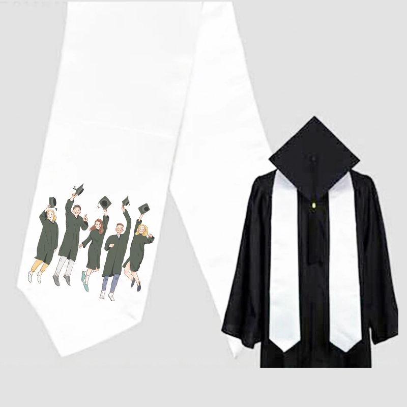 CHINESE WAREHOUSE Polyester Adults 60/70inch Sublimation Graduation Stoles