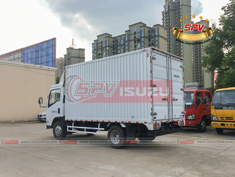 4 Tons Box Truck ISUZU Online | Top Van Truck Factory in China