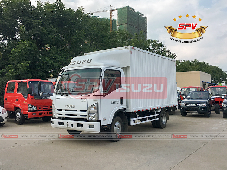 4 Tons Box Truck ISUZU Online | Top Van Truck Factory in China