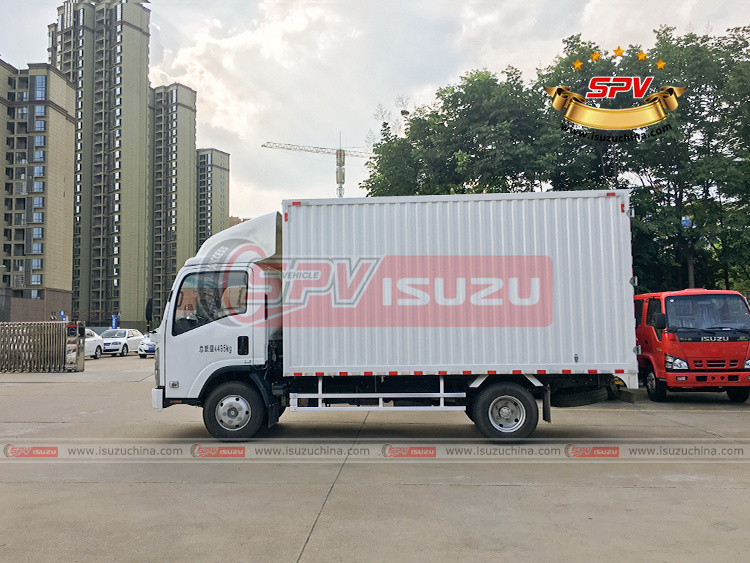 4 Tons Box Truck ISUZU Online | Top Van Truck Factory in China