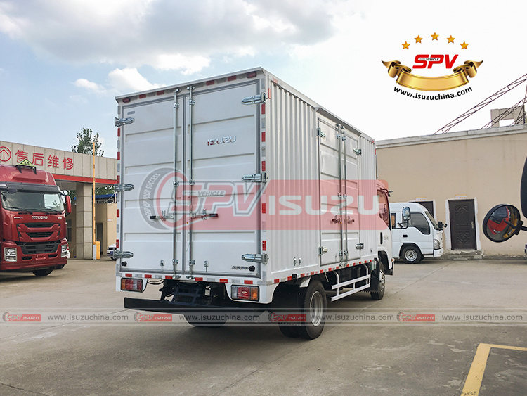 4 Tons Box Truck ISUZU Online | Top Van Truck Factory in China