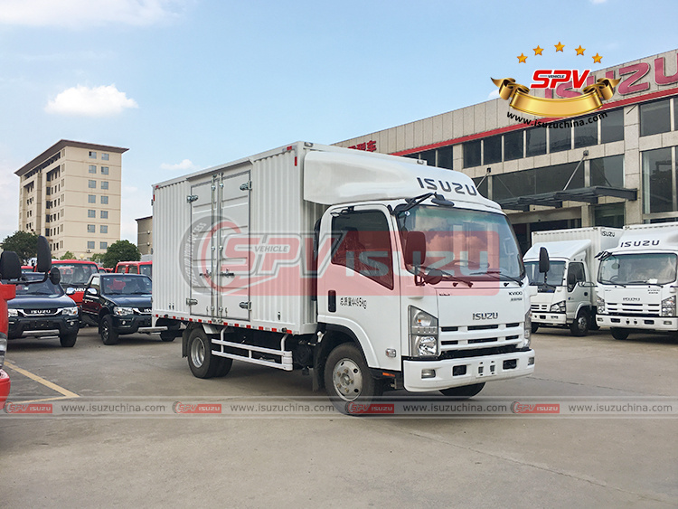 4 Tons Box Truck ISUZU Online | Top Van Truck Factory in China