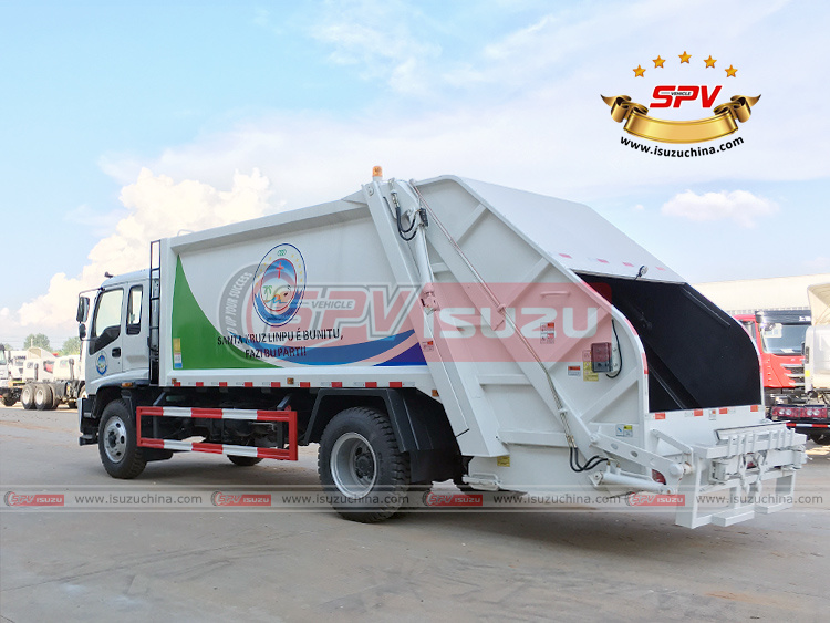 ISUZU 12m³ Garbage Compactor Truck with Sleeper On Sale - ISUZUCHINA