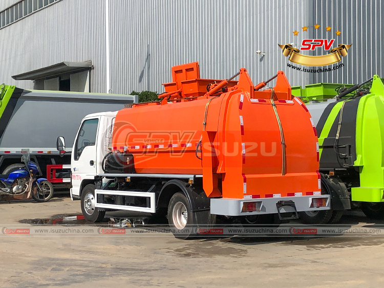 4,000L ISUZU Food Waste Garbage Truck Price | Kitchen Swill Disposal Truck
