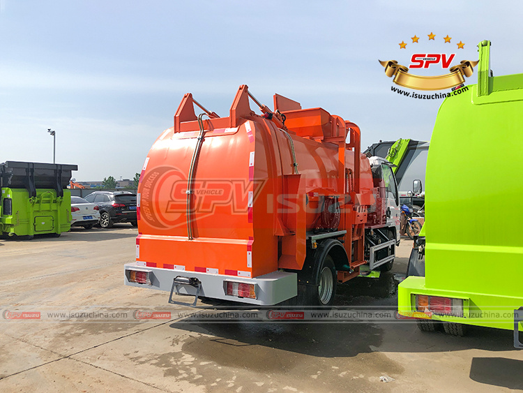 4,000L ISUZU Food Waste Garbage Truck Price | Kitchen Swill Disposal Truck