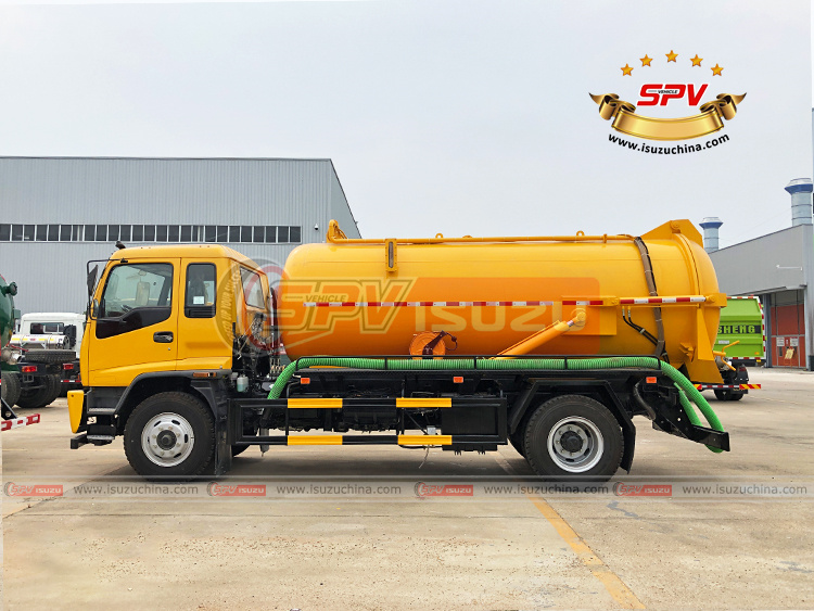 ISUZU Combined Vacuum Jet Trucks | Efficient Waste Management Solutions