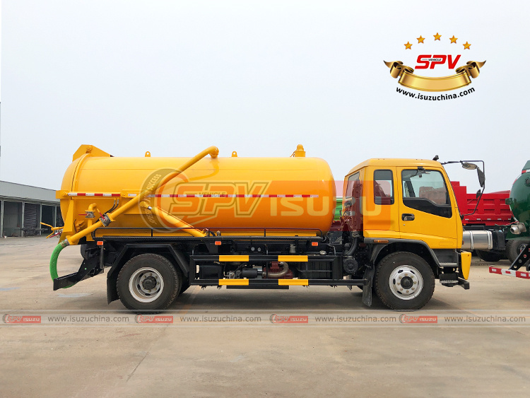 ISUZU Combined Vacuum Jet Trucks | Efficient Waste Management Solutions