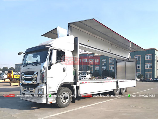 ISUZU 6X4 Heavy-duty Wingbody Truck, Easy for Loading or Unloading