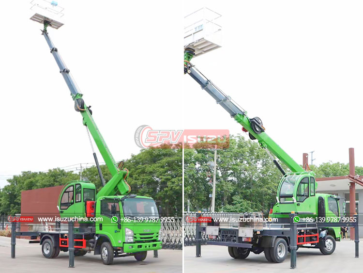 ISUZU KV100 Telescopic Aerial Truck for Sale | Aerial Working Truck ...