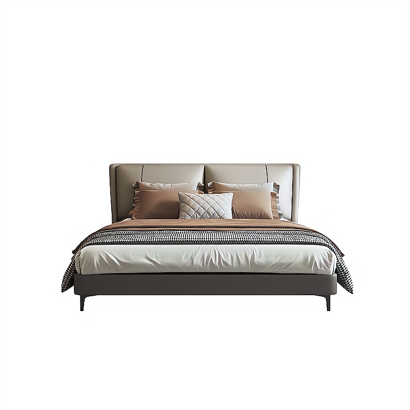 Simple Modern Leather Soft Bed ILSB-056