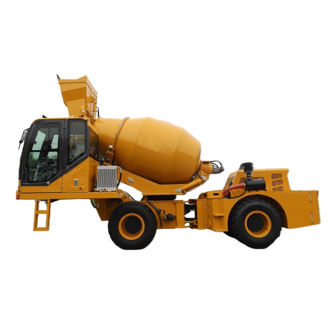 4 Cubic Meters Self-loading Concrete Mixer truck articulated type