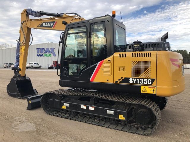 SANY SY135C 15 ton excavator long arm hydraulic excavator