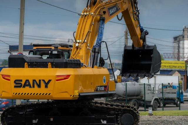 SANY SY415H 2.2m3 40 ton Excavator for Construction Works / Manufacturing Plant