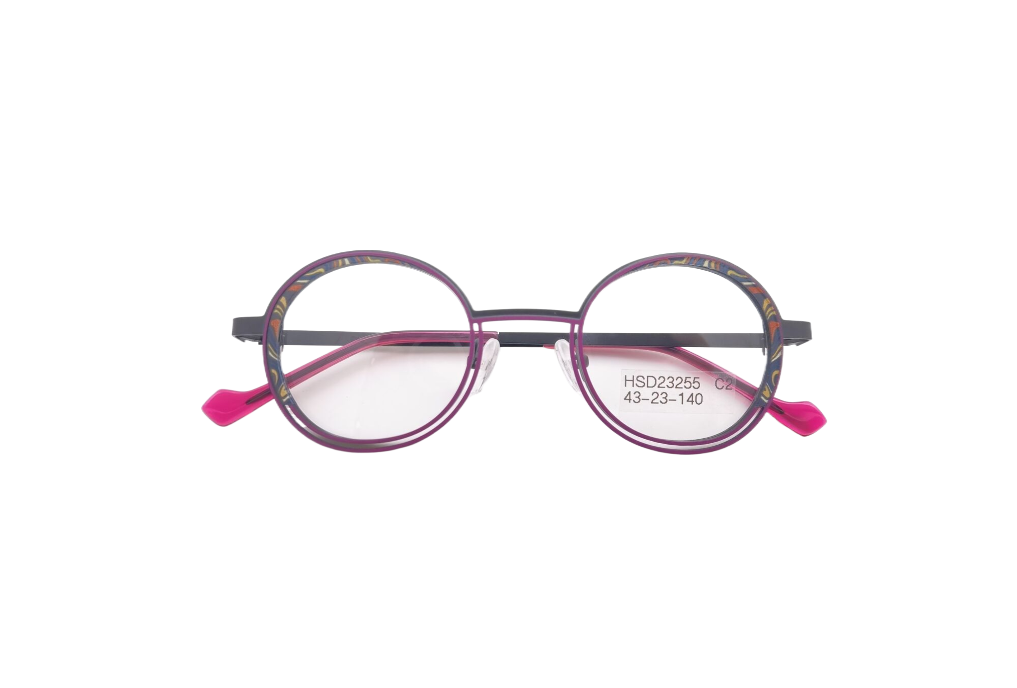 Kids Metal Eyeglass Frames with 3D Printing Pattern
