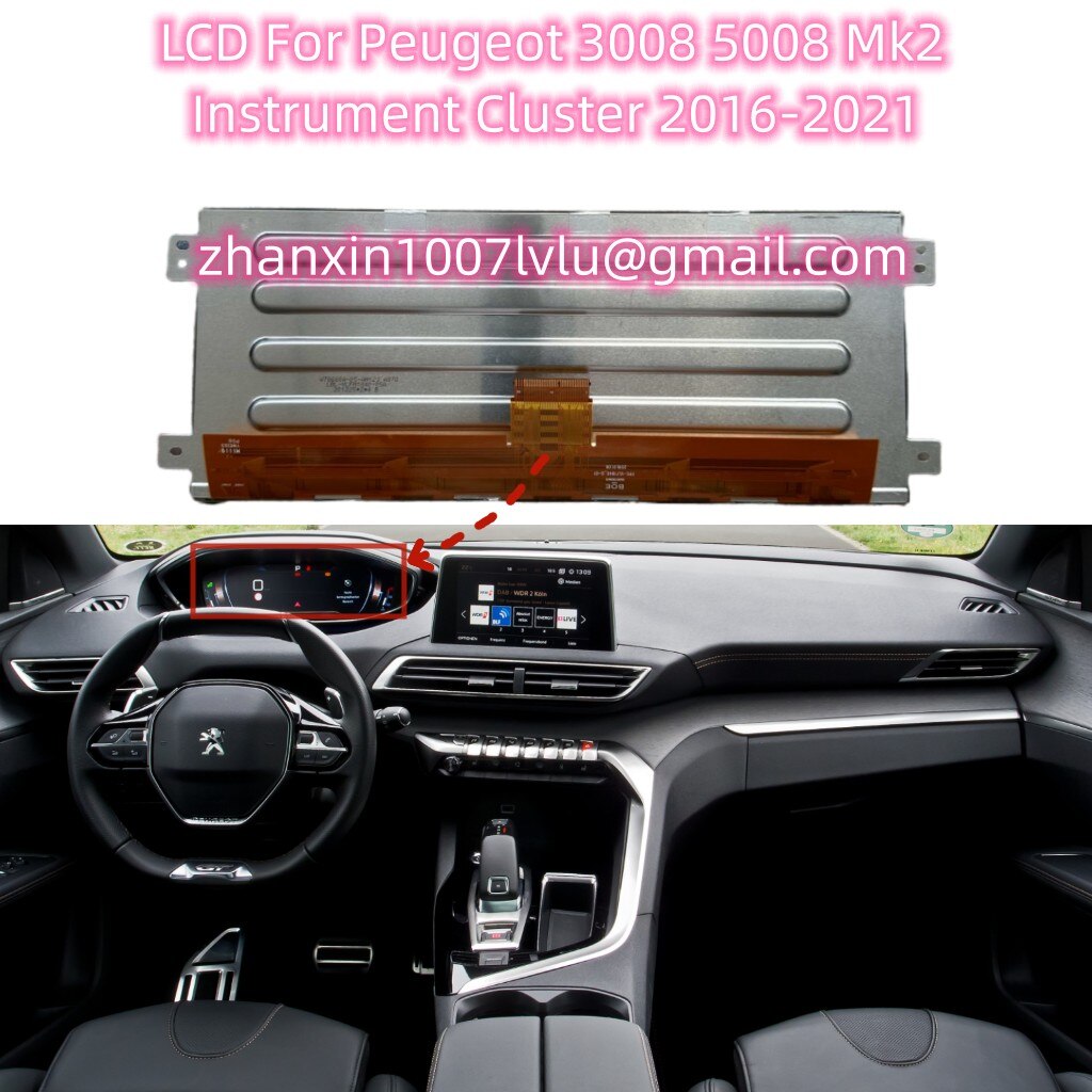 Original OEM 12.3 Inch LCD Display LLB123LT01 For Peugeot 3008 5008 MK2 ...