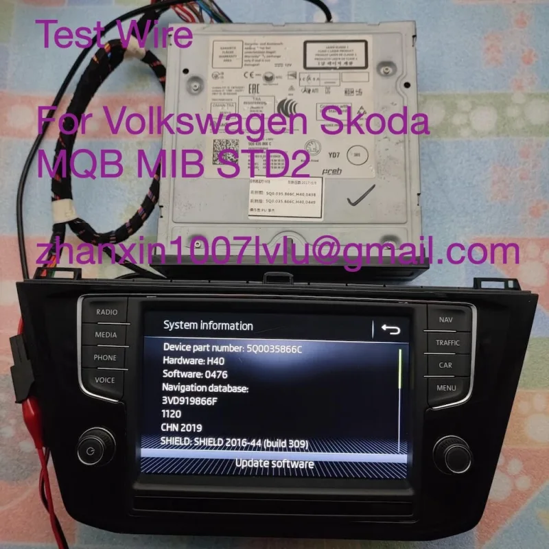 Test Wire For MQB MIB STD2 Test Platform Volkswagen Skoda Car Radio ...
