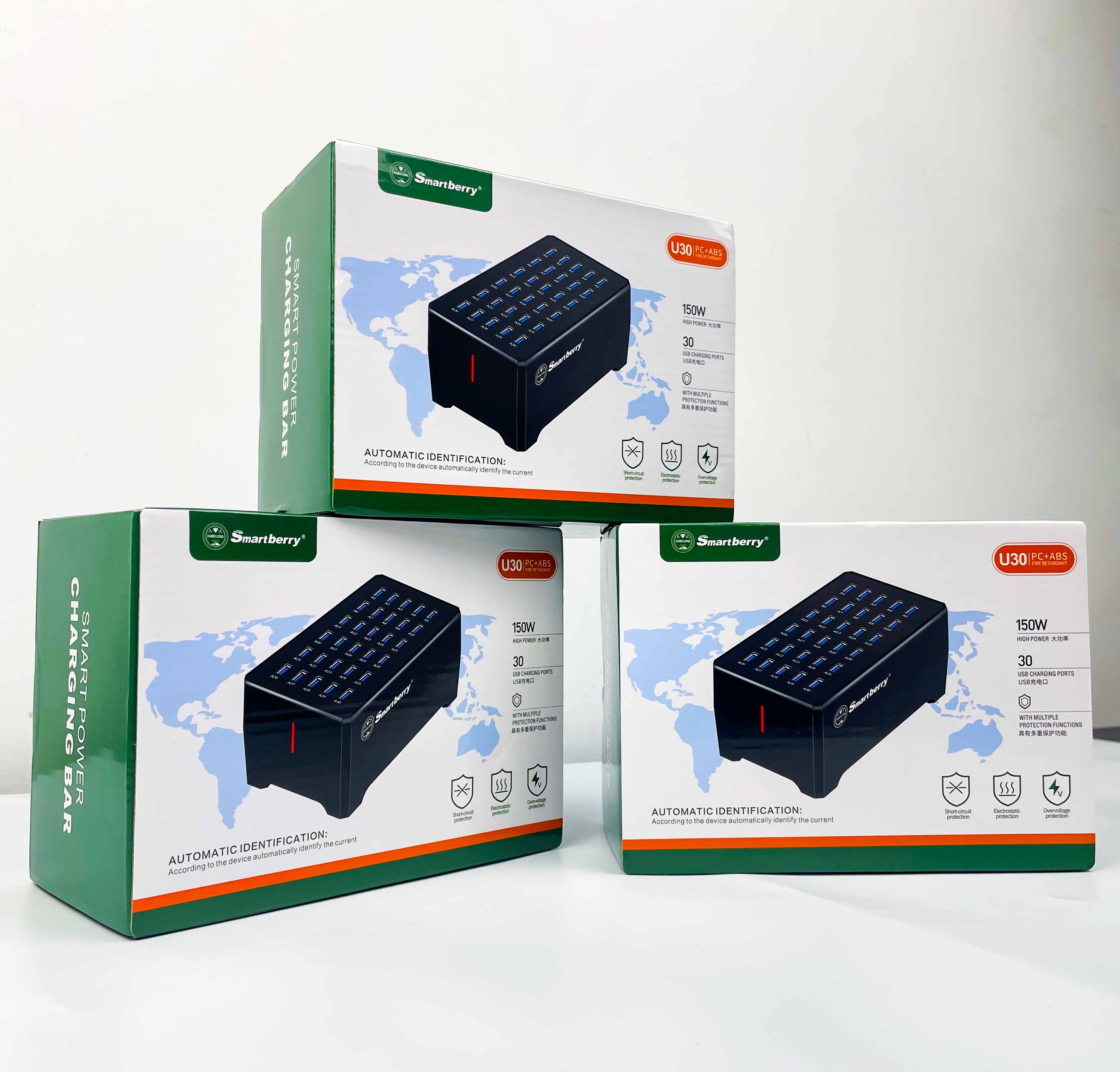 Smartberry 智能充电器U30 黑色