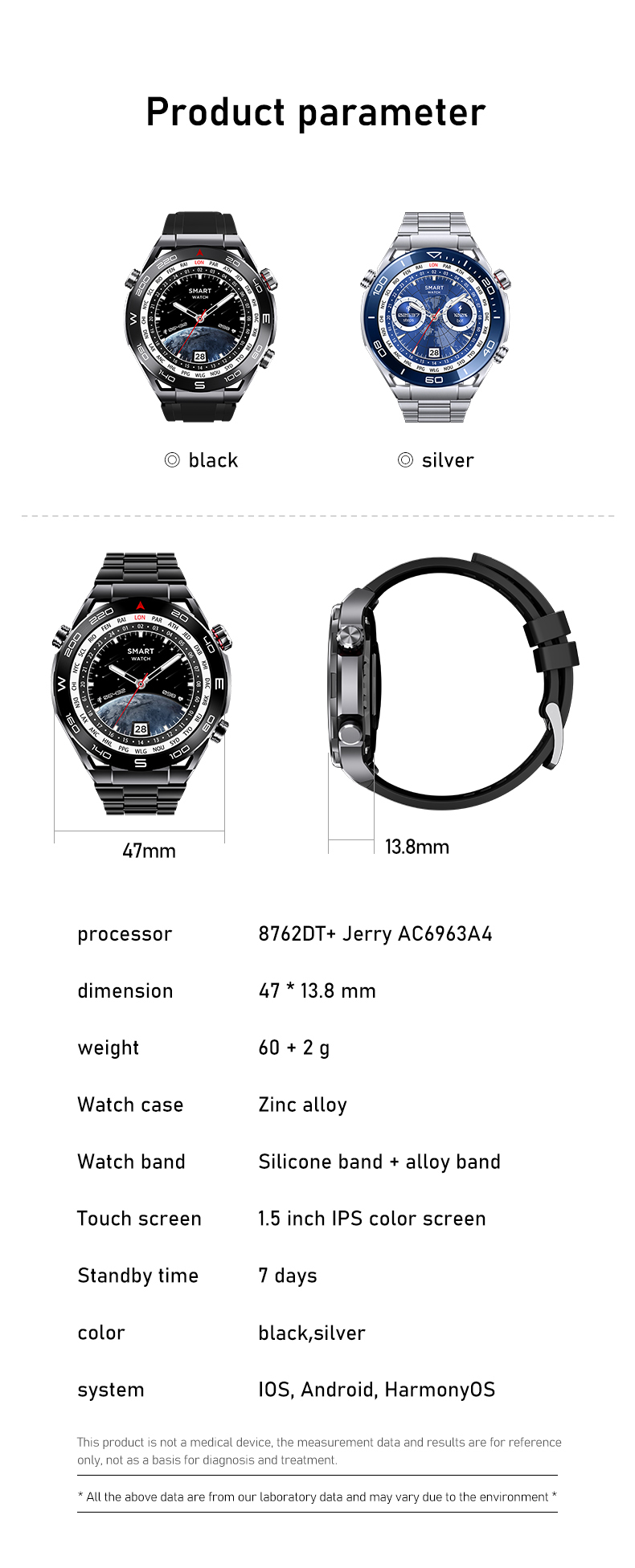 Smartbarry SmartWatch S500