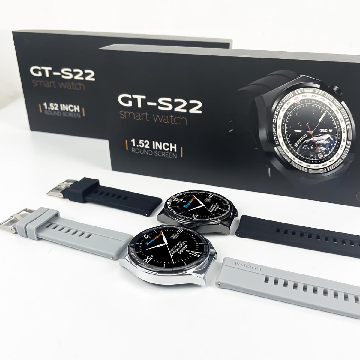 Smartbarry 智能手表 S22 保持连接和时尚