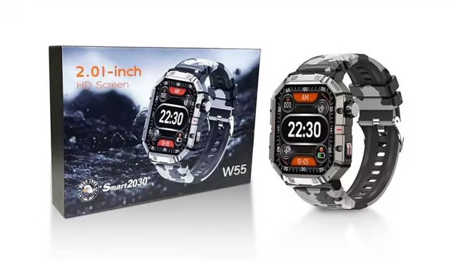 Smartbarry 智能手表W55 保持连接和时尚