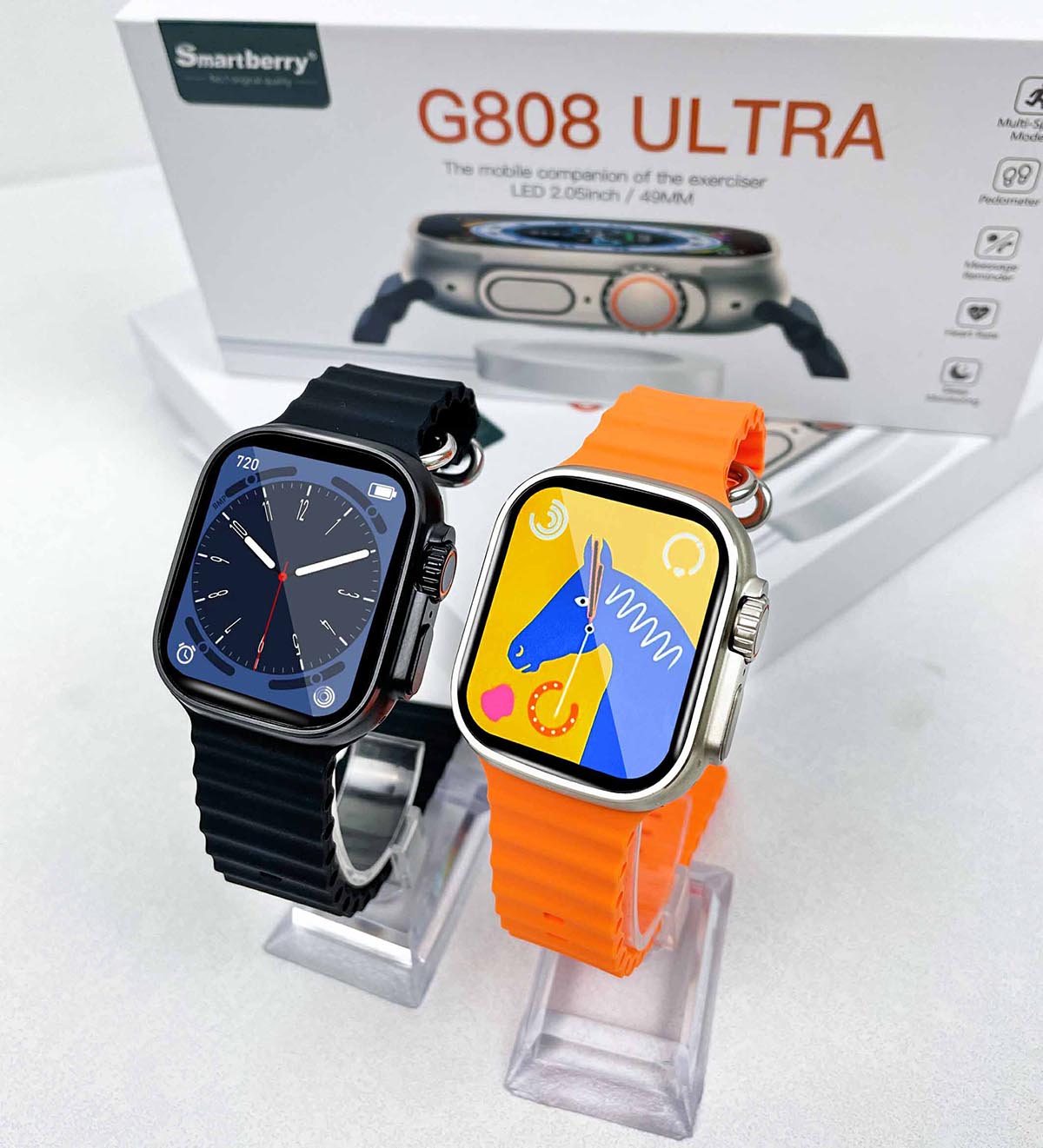 Smartbarry 智能手表G808 保持连接和时尚