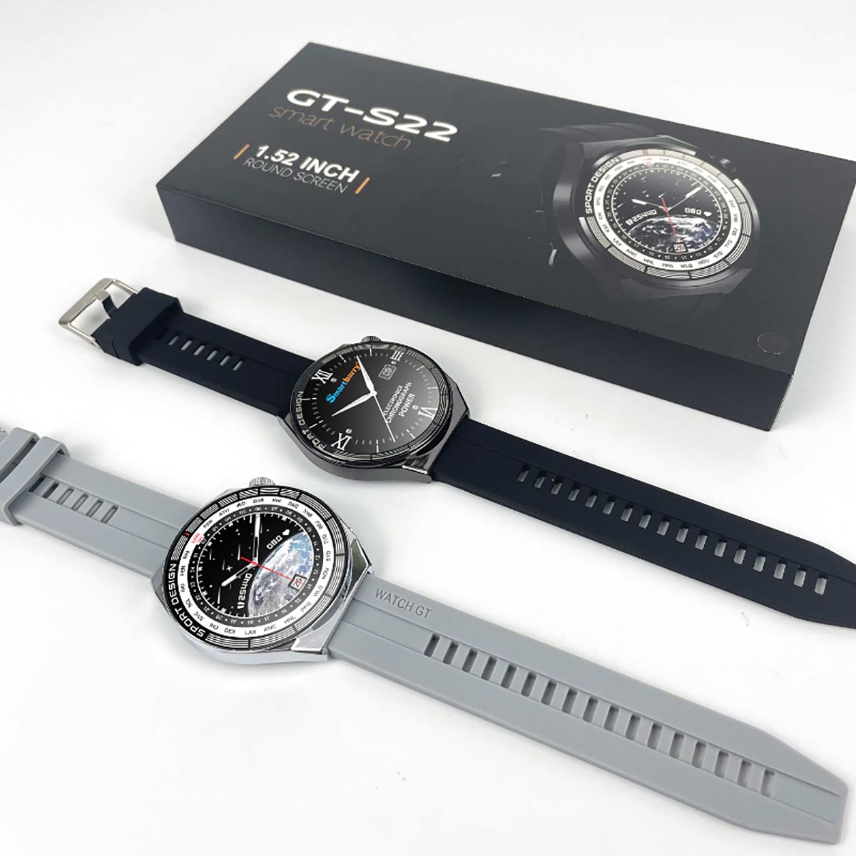 Smartbarry 智能手表 S22 保持连接和时尚