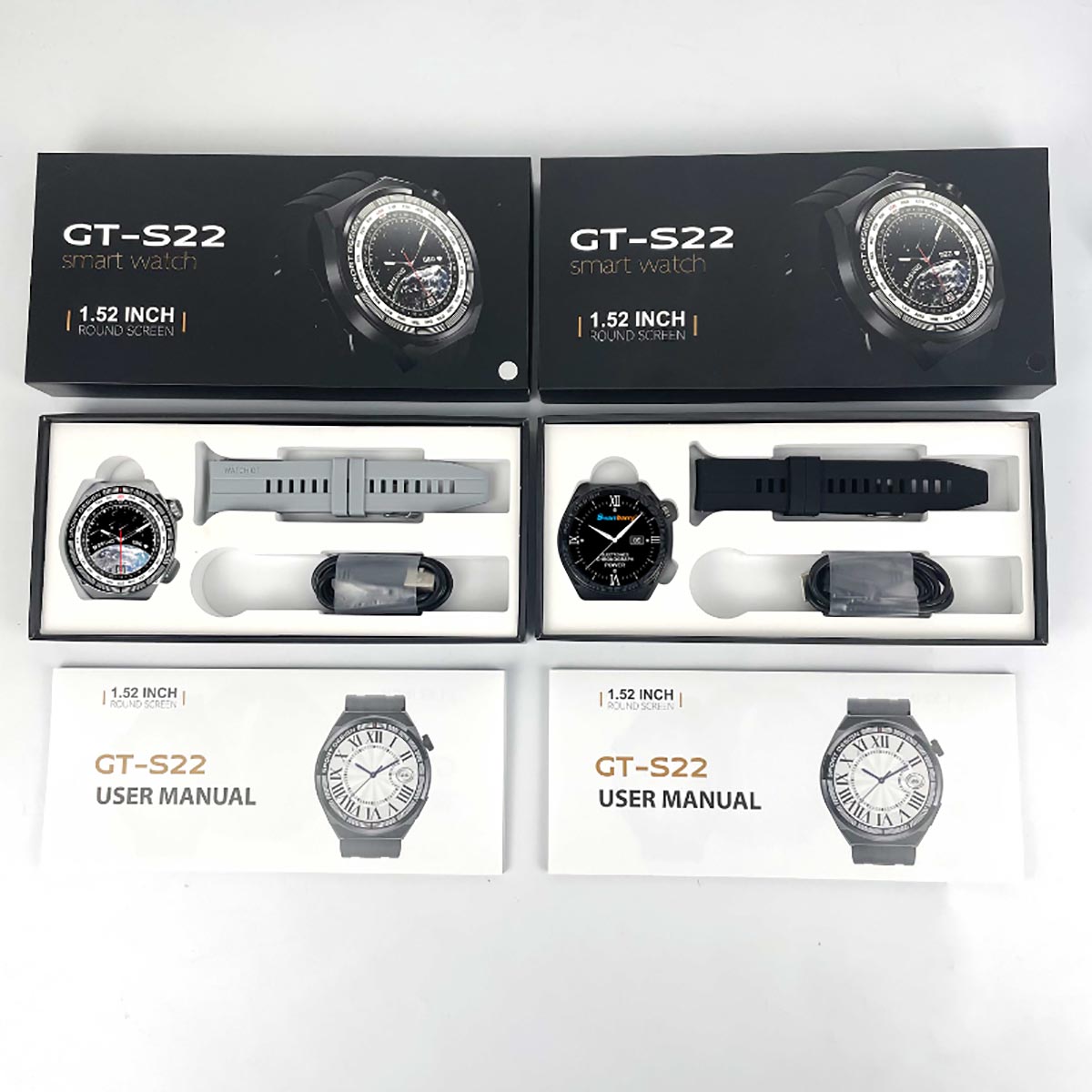 Smartbarry 智能手表 S22 保持连接和时尚