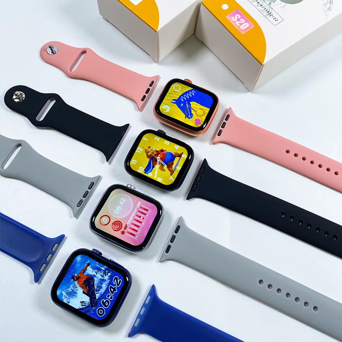 Smartbarry الساعة الذكية S20