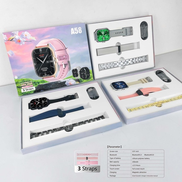 Smartbarry 智能手表A58 保持连接和时尚