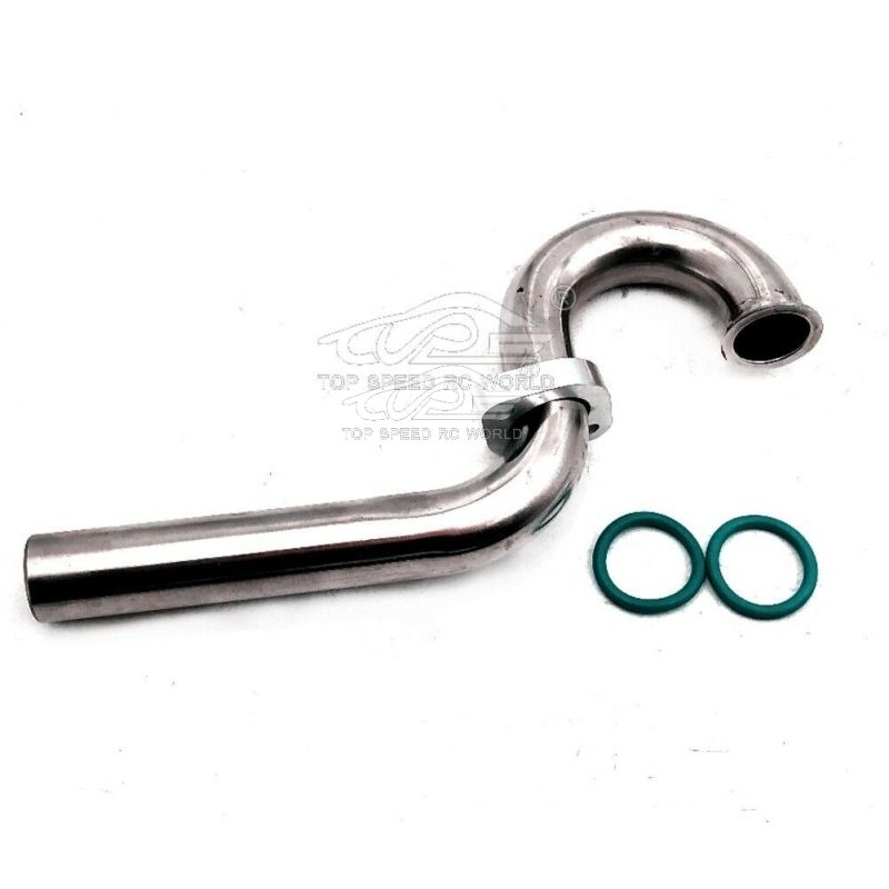 TOP SPEED RC WORLD RC Boat Exhaust Pipe S Header Fit 26CC 27.5CC 29CC ...