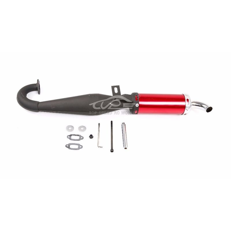 TOP SPEED RC WORLD Muffler Side exhaust Pipe Set for 1/5 Scale hpi ...